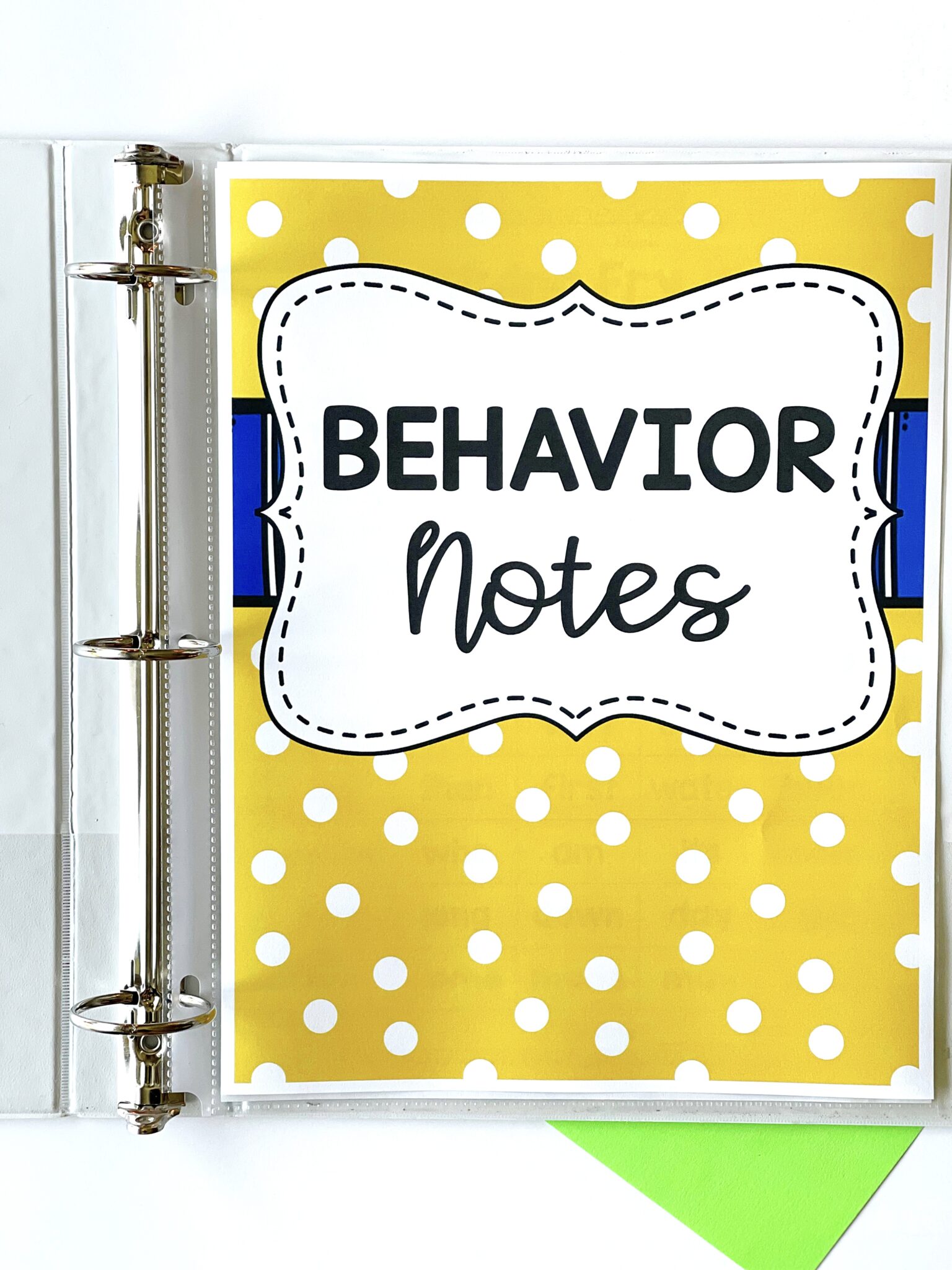 The Best Binder for Data Collection, Behavior Interventions and ...