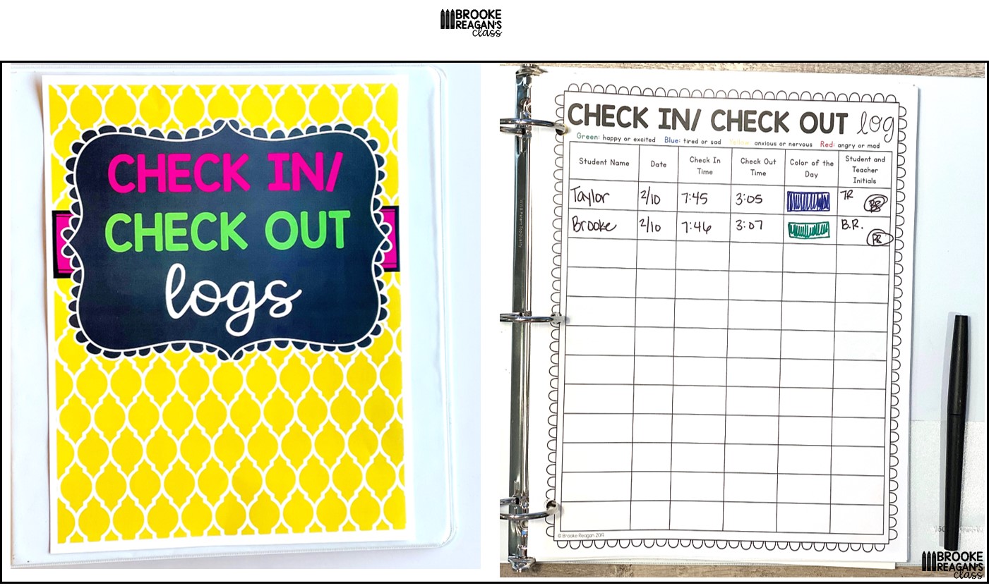 Check In Check Out Positive Behavior System - Brooke Reagan's Class