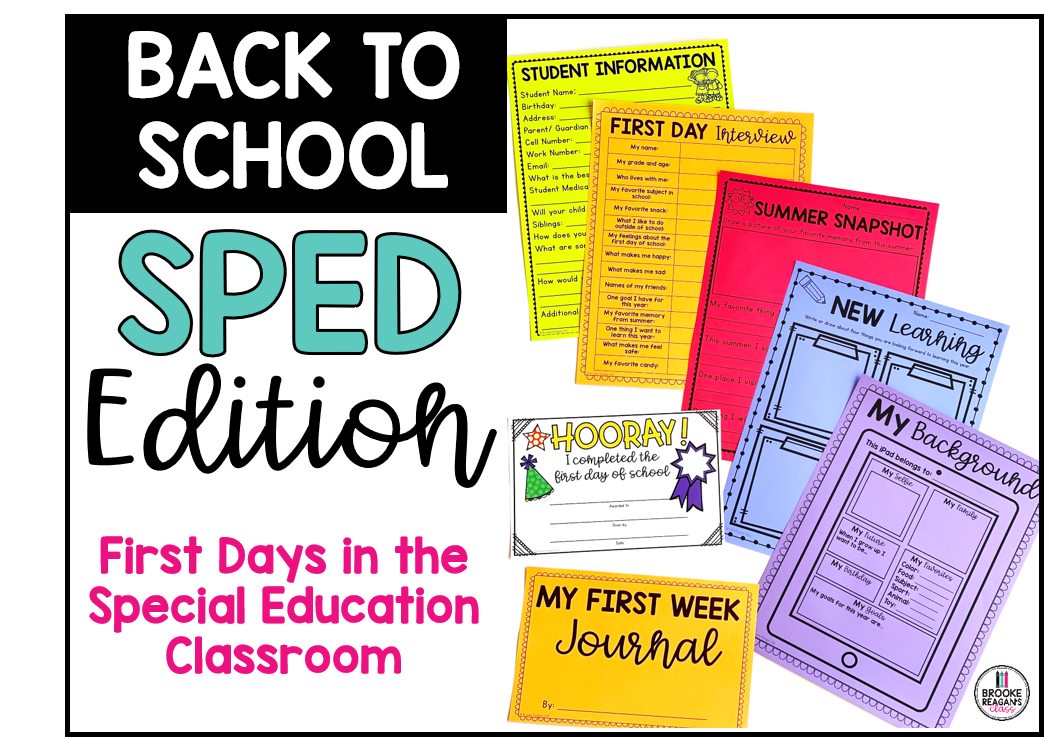 Back to School: SPED Edition - Brooke Reagan's Class