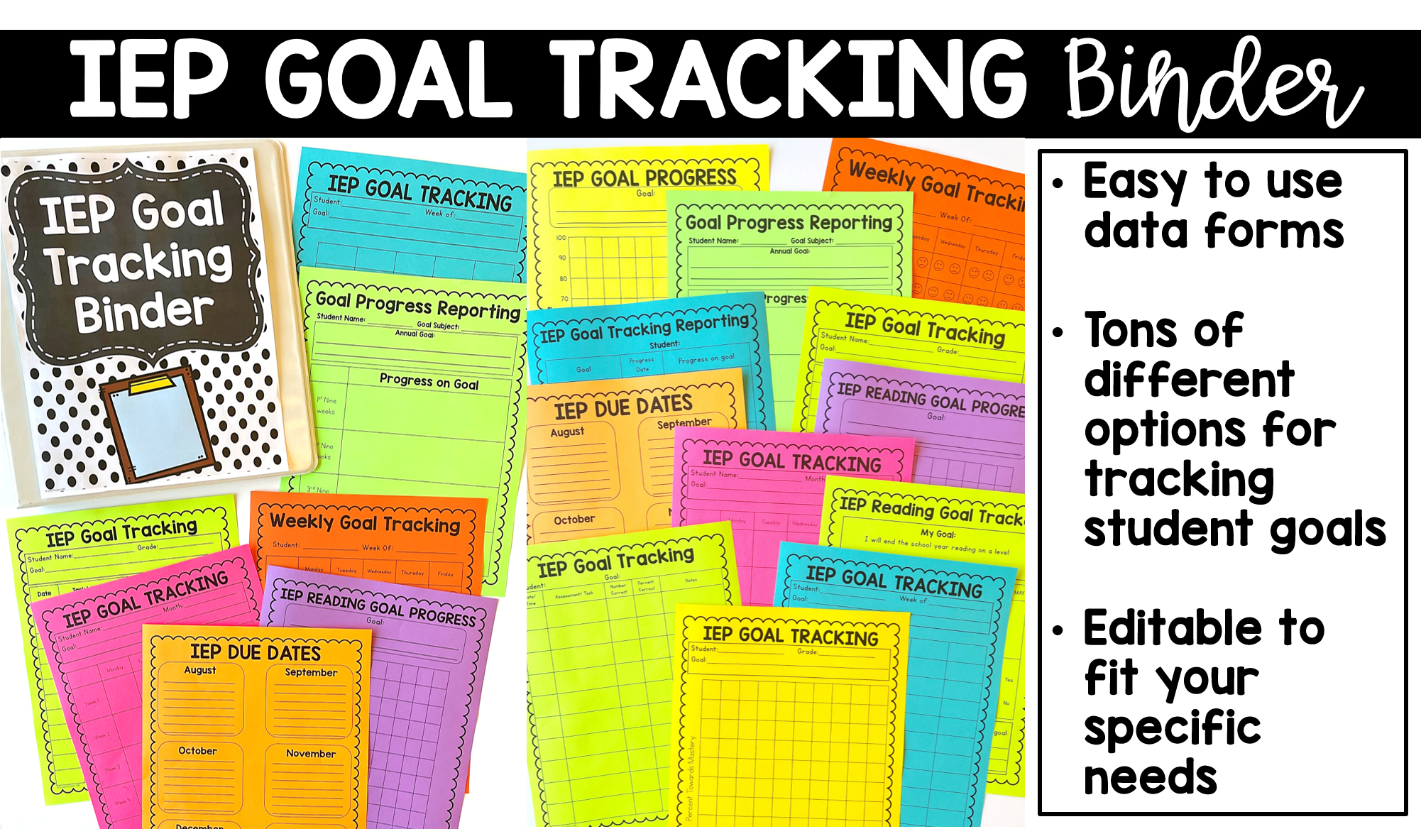 Your Lifeline for IEP Goal Tracking - Brooke Reagan's Class