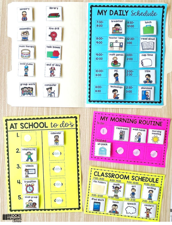 Using a Visual Schedule - Brooke Reagan's Class