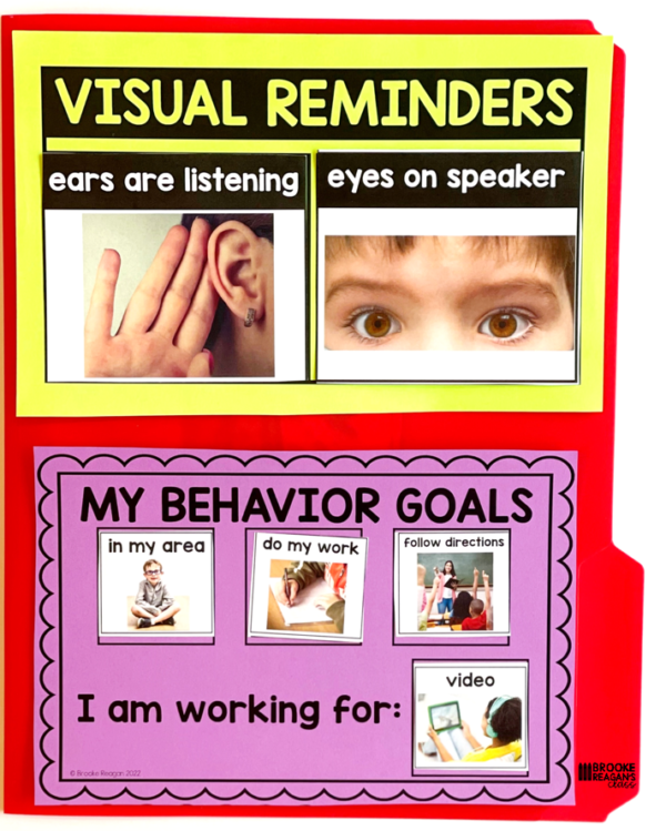 Visual Reminders of Behavior Expectations and Behavior Goals - Brooke ...