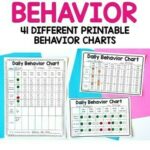 Behavior Chart {Classroom Behavior Management and Behavior Intervention ...