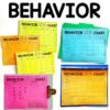 Behavior Charts: Behavior Goal Star Charts for Classroom Behavior ...