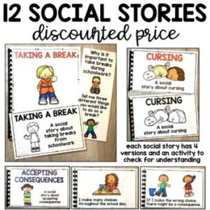 Social Story Volume 4: 12 Social Stories Teaching Appropriate Behavior ...