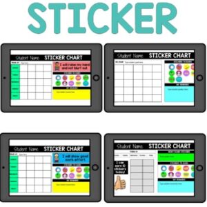 Digital Sticker Reward Charts: Behavior Intervention - Brooke Reagan's ...