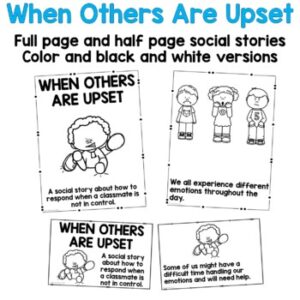 Social Story: When Others Are Upset - Brooke Reagan's Class