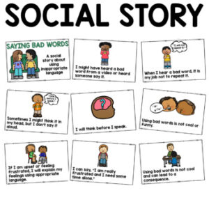 Social Story: Saying Bad Words - Brooke Reagan's Class