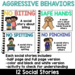 Social Story Bundle: Social Stories about Aggressive Behaviors - Brooke ...