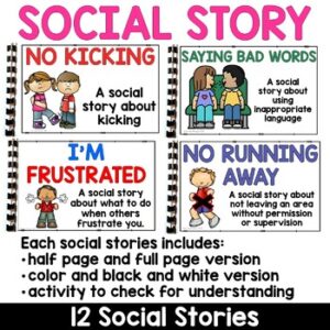 Social Story Bundle: Social Stories about Aggressive Behaviors - Brooke ...