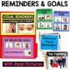 Behavior Visual Supports: Behavior Expectation Reminders and Goals Real ...