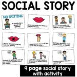 Social Story: No Spitting - Brooke Reagan's Class