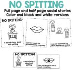 Social Story: No Spitting - Brooke Reagan's Class