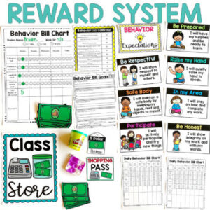 Classroom Behavior Management Reward System: Behavior Bills - Brooke ...