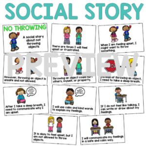 Social Story: No Throwing - Brooke Reagan's Class