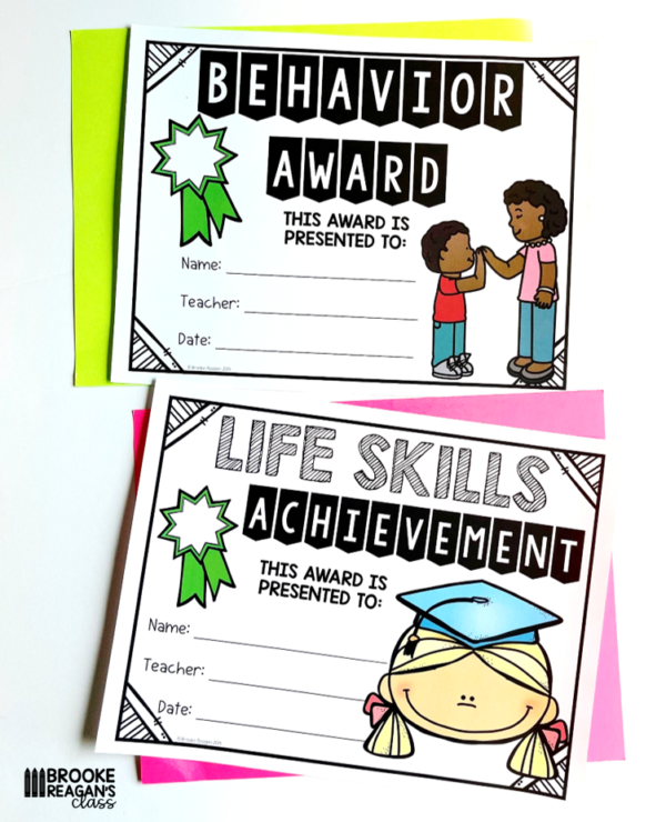 Unique End of the Year Awards for Special Education Students - Brooke ...