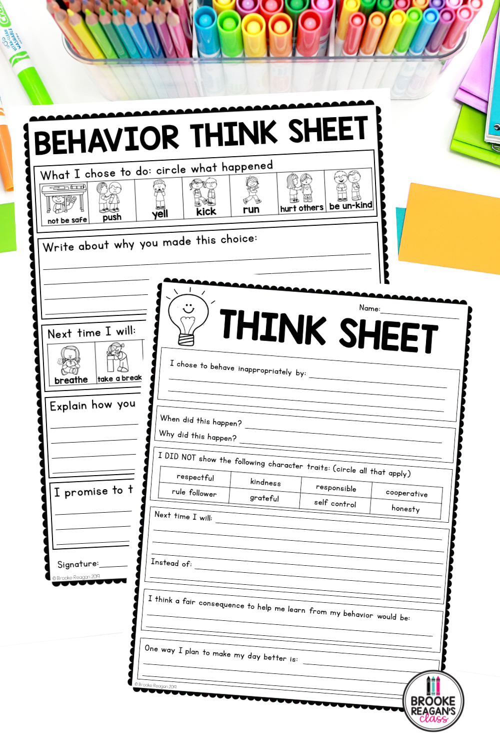 Why Behavior Reflection Sheets are the Secret Weapon for Effective ...