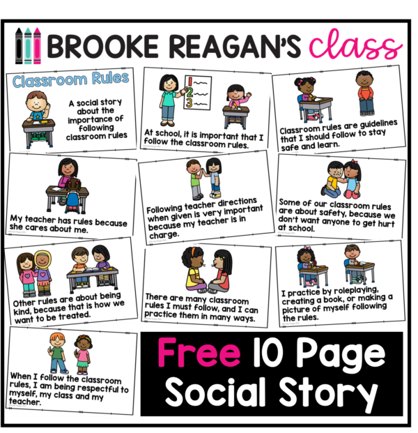 Teaching Behavior and Classroom Rules with a Social Story - Brooke ...