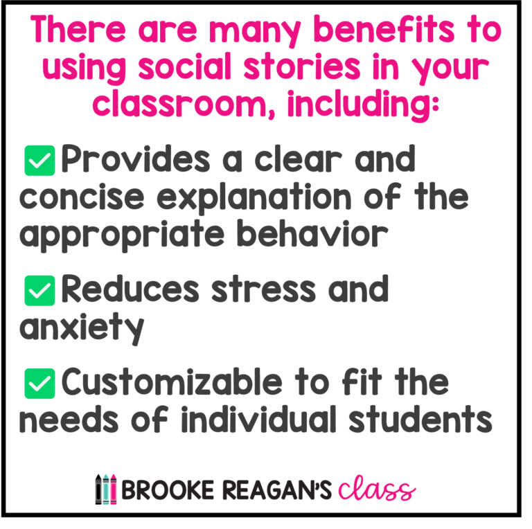 Teaching Behavior and Classroom Rules with a Social Story - Brooke ...