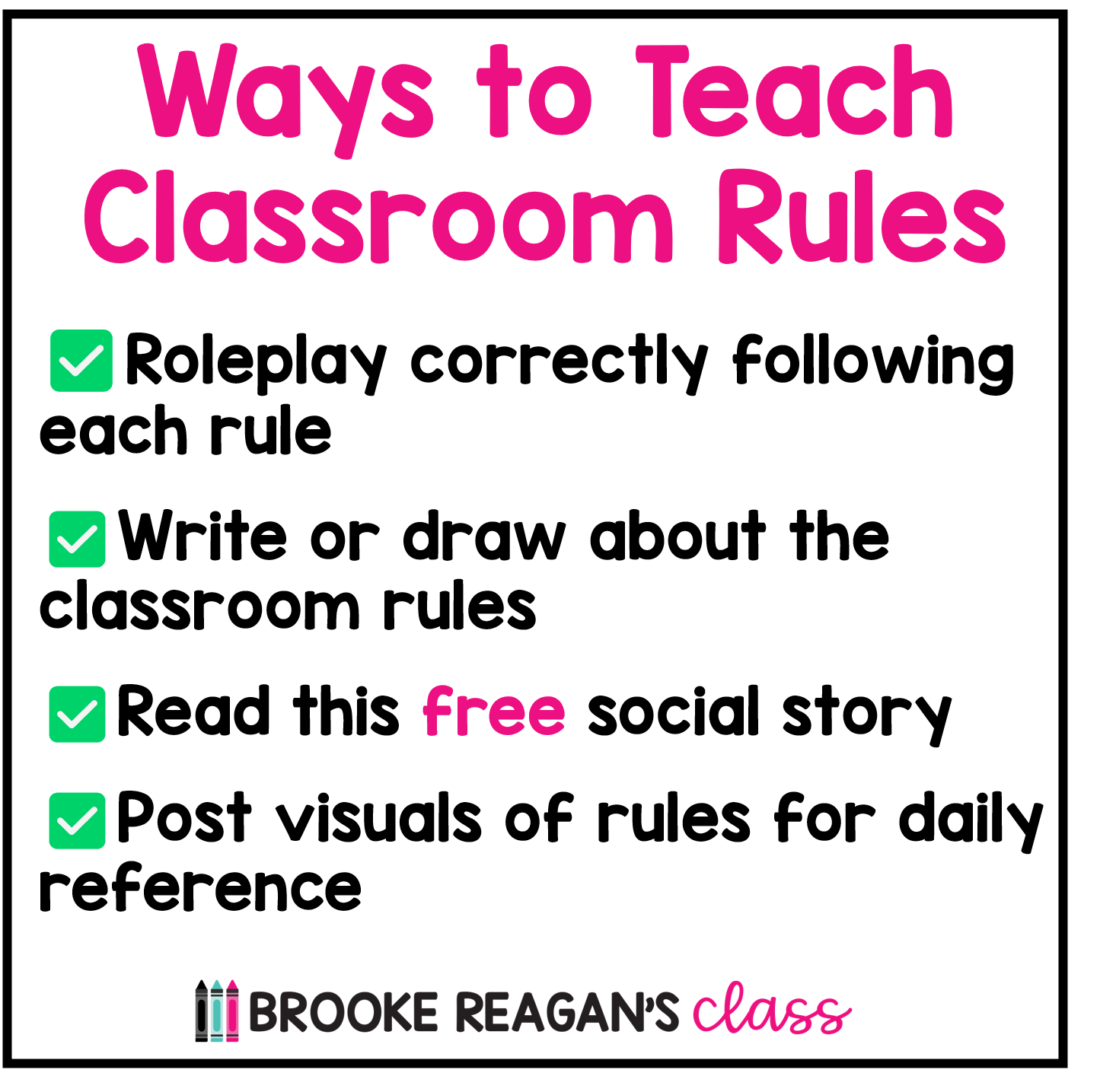 Teaching Behavior and Classroom Rules with a Social Story - Brooke ...